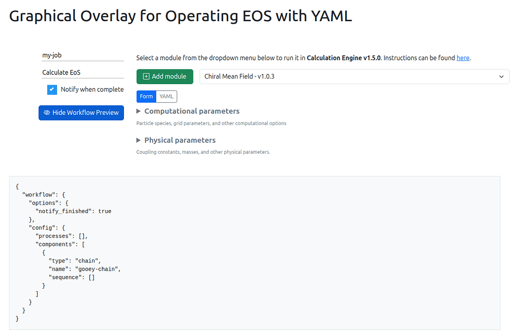 Calculation Engine v1.5.0 introduces notifications - General - MUSES